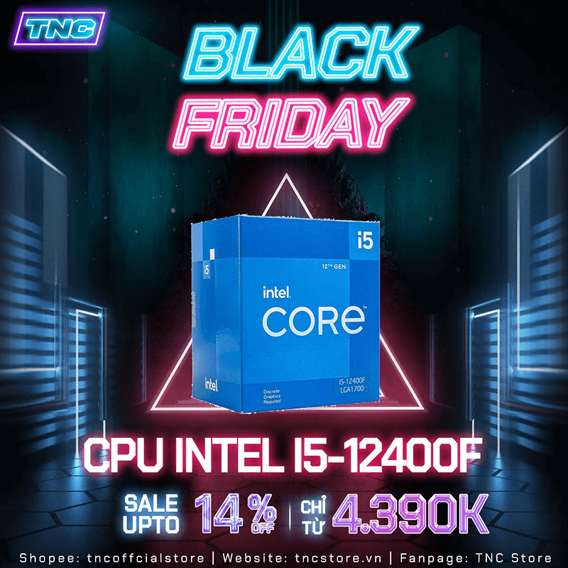 CPU Intel Core i5-12400F 6C/12T (Up To 4.40GHz, 18MB, Socket 1700 ...