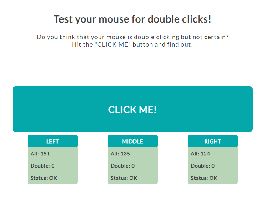 Cách kiểm tra Double Click cho chuột gaming
