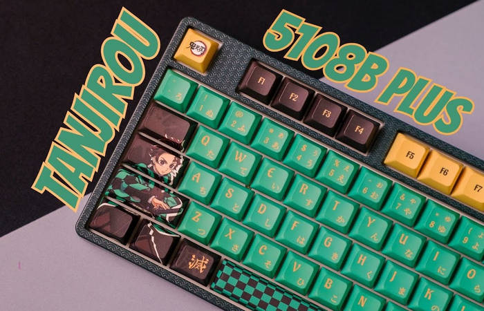 Bàn phím AKKO 5108B Plus Demon Slayer - Kamado Tanjirou (Akko cs switch ...