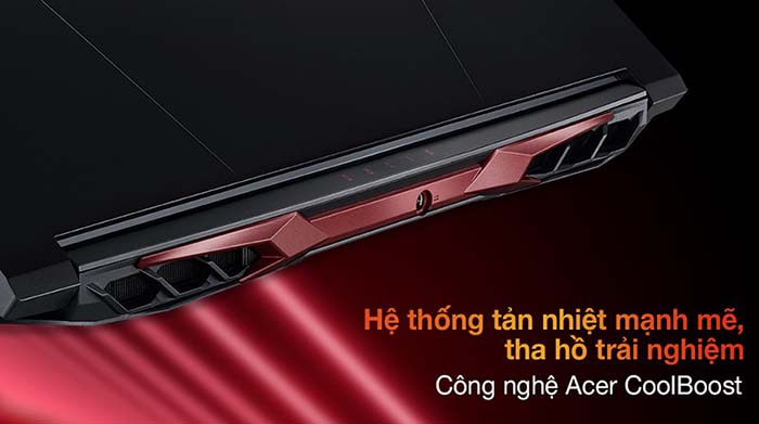 Laptop Acer Nitro 5: Tản nhiệt xuất sắc với công nghệ Acer CoolBoost