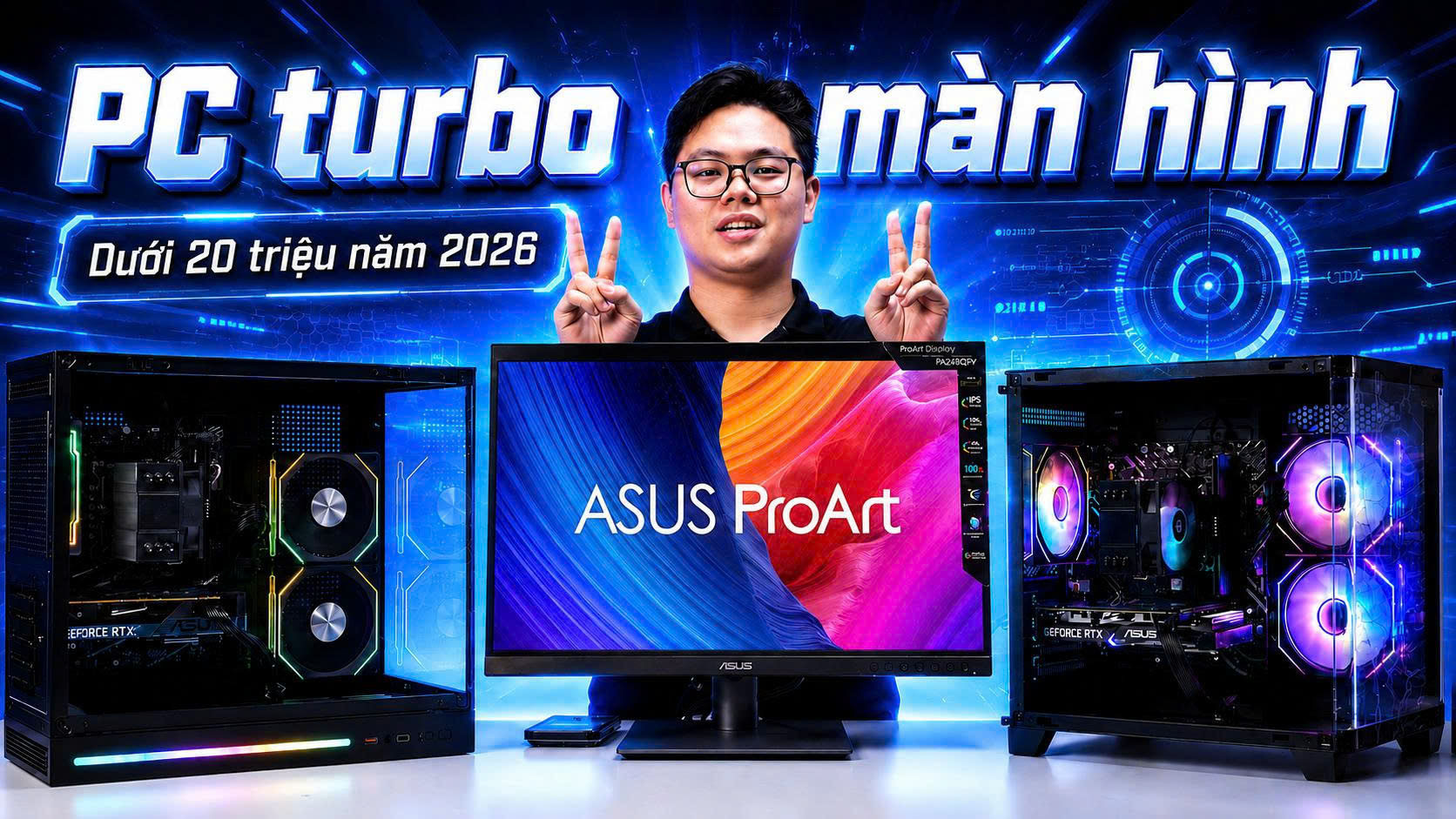 PC Gaming 50 Triệu 2026: Combo Hiệu Năng Mạnh Nhất Cho Game Thủ